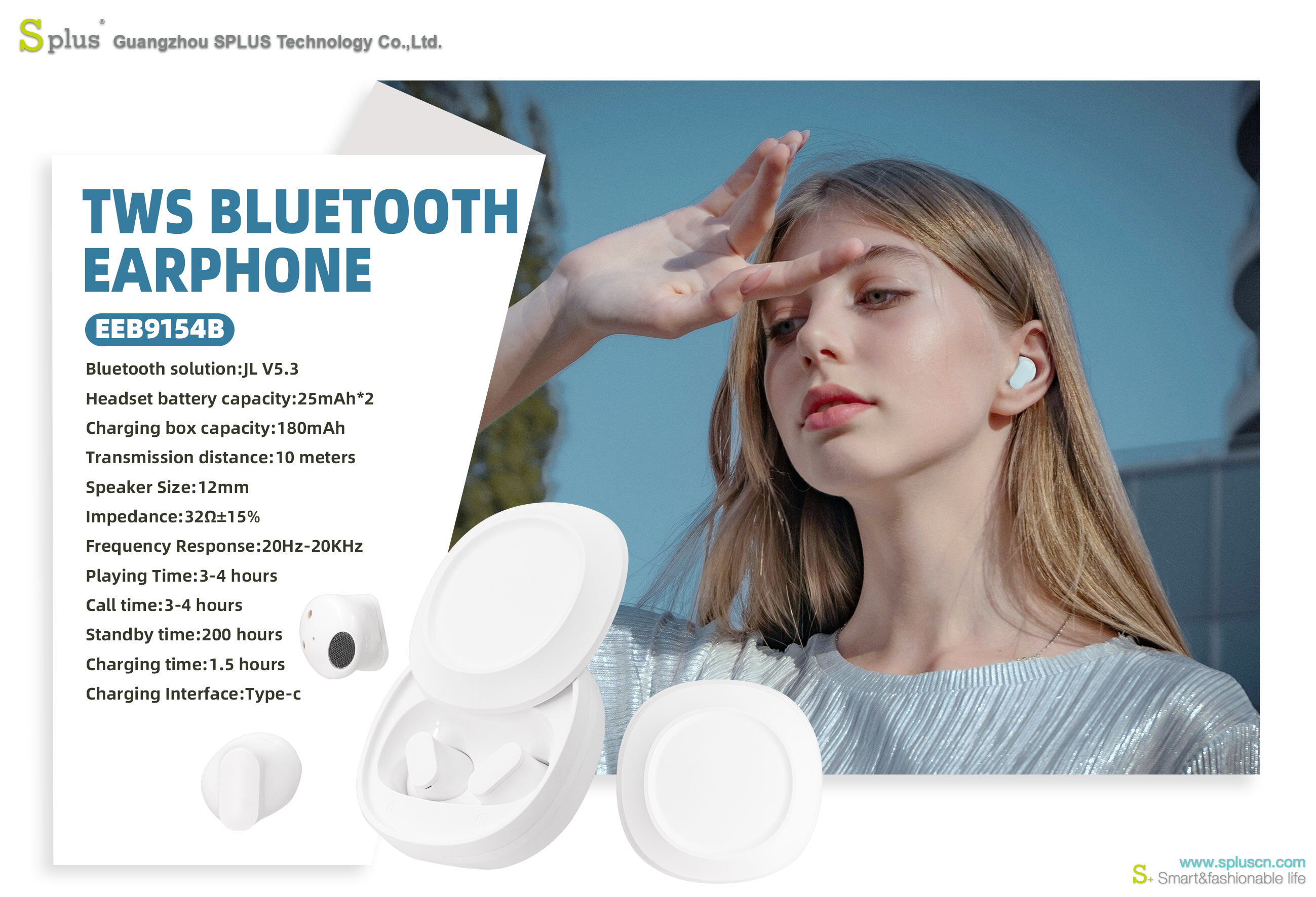 2024 New Factory Price Earphones Wireless Tws Earbuds With Type-c ...