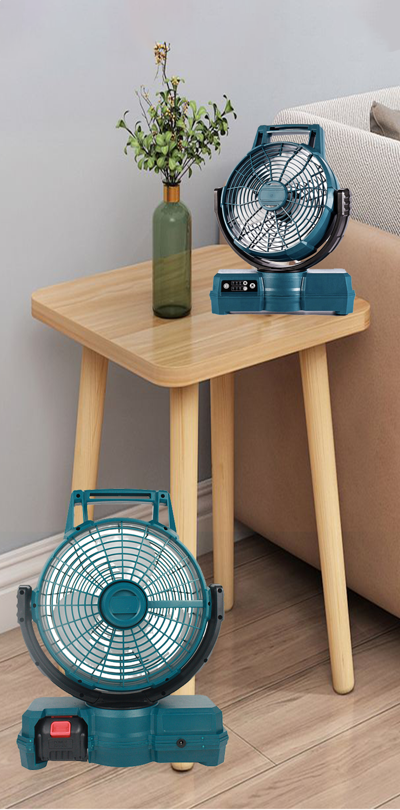 Buy China Wholesale Ananke Tools Li-ion Electric Fan Dc Ac Dual-use ...