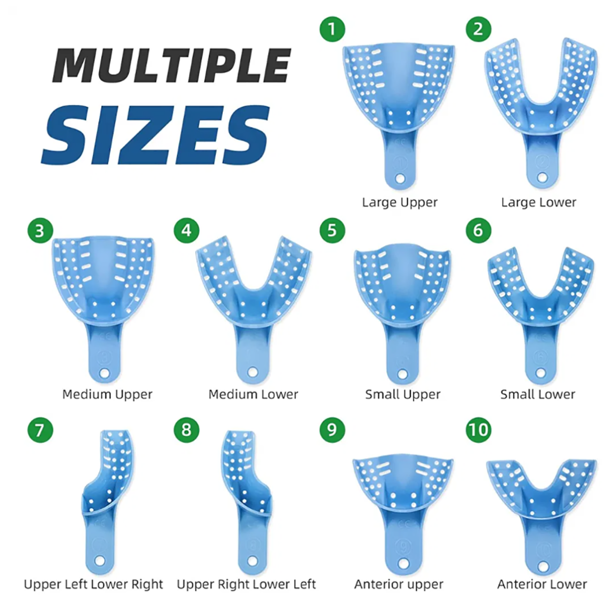 Disposable Dental Impression Tray Dental Consumables $0.08 - Wholesale ...