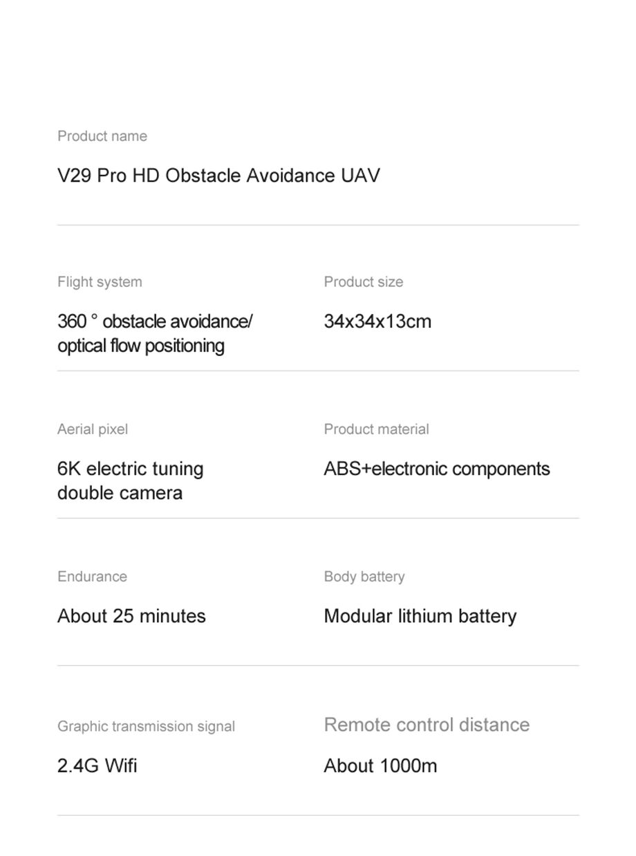 New V28 Cross Border Brushless Motor Drone Dual Aerial Photography High ...