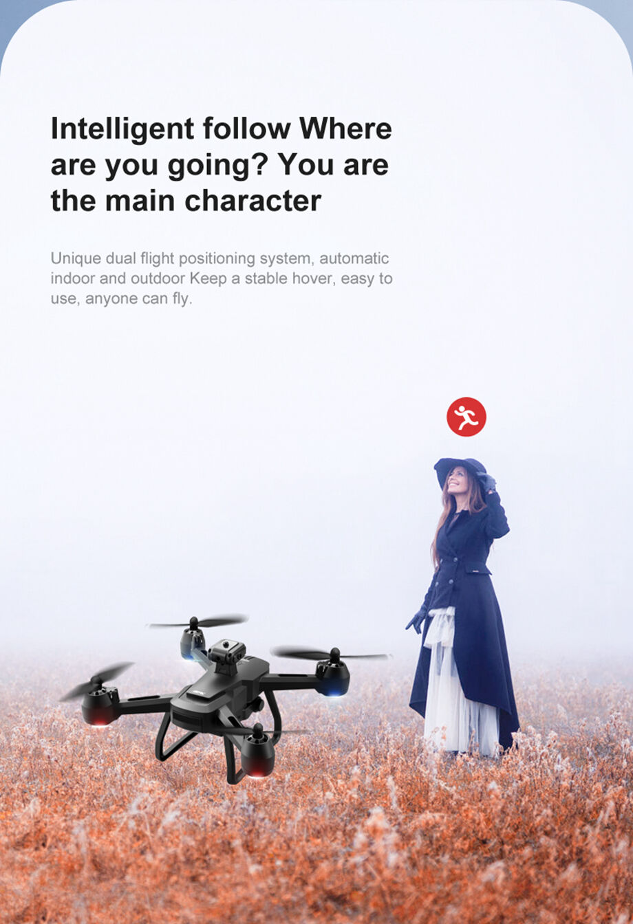 New V28 Cross Border Brushless Motor Drone Dual Aerial Photography High ...