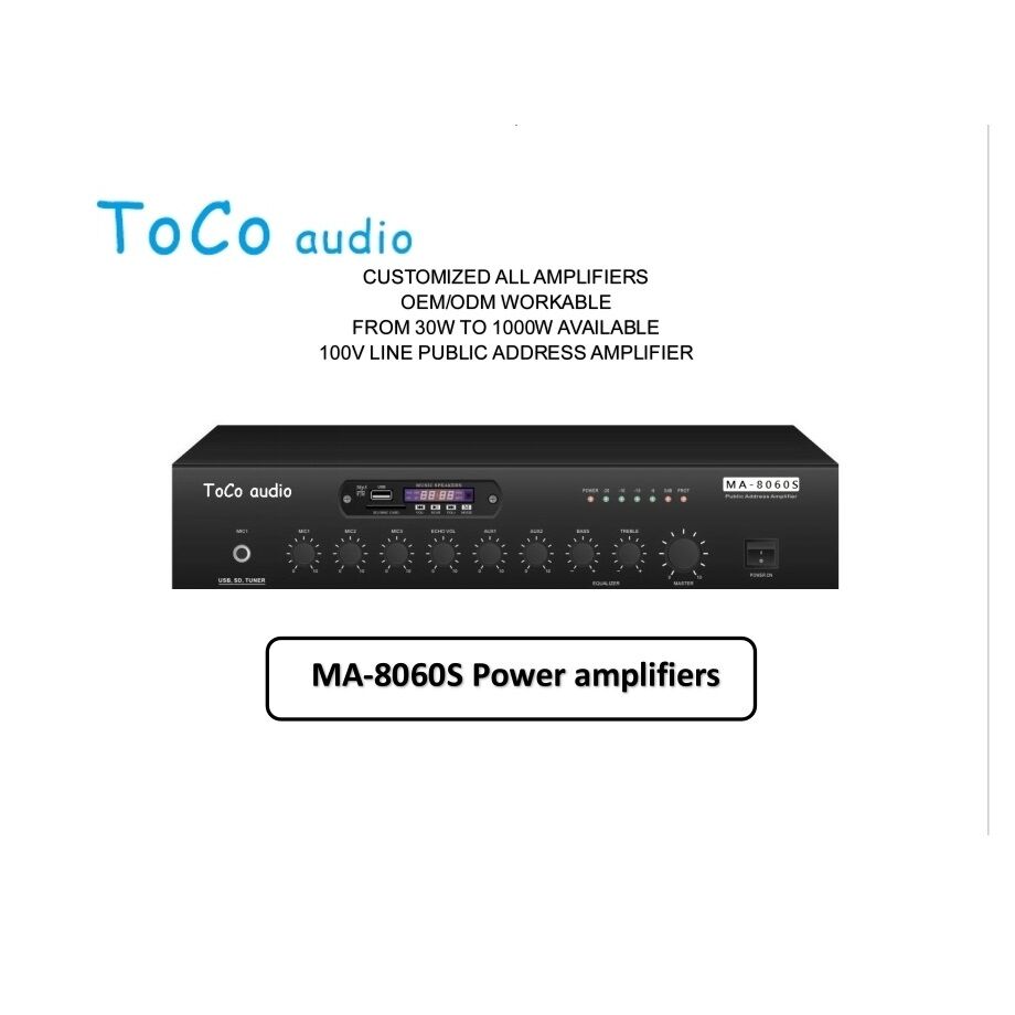 Customizable New Product Launches More Professional Ma-8060s Amplifier ...