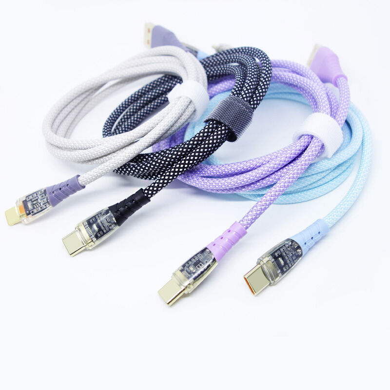 Laptop Pd Cable 60w Usb C To Usb C Lightning Power Cord Transparent ...