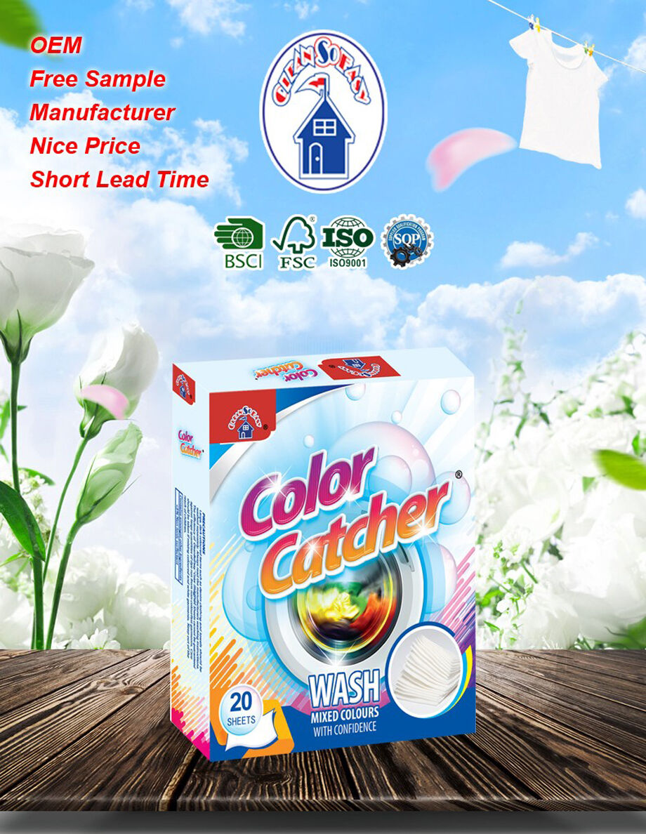 Manufacturer Non Woven Color Catcher Sheet Laundry Color Absorber ...
