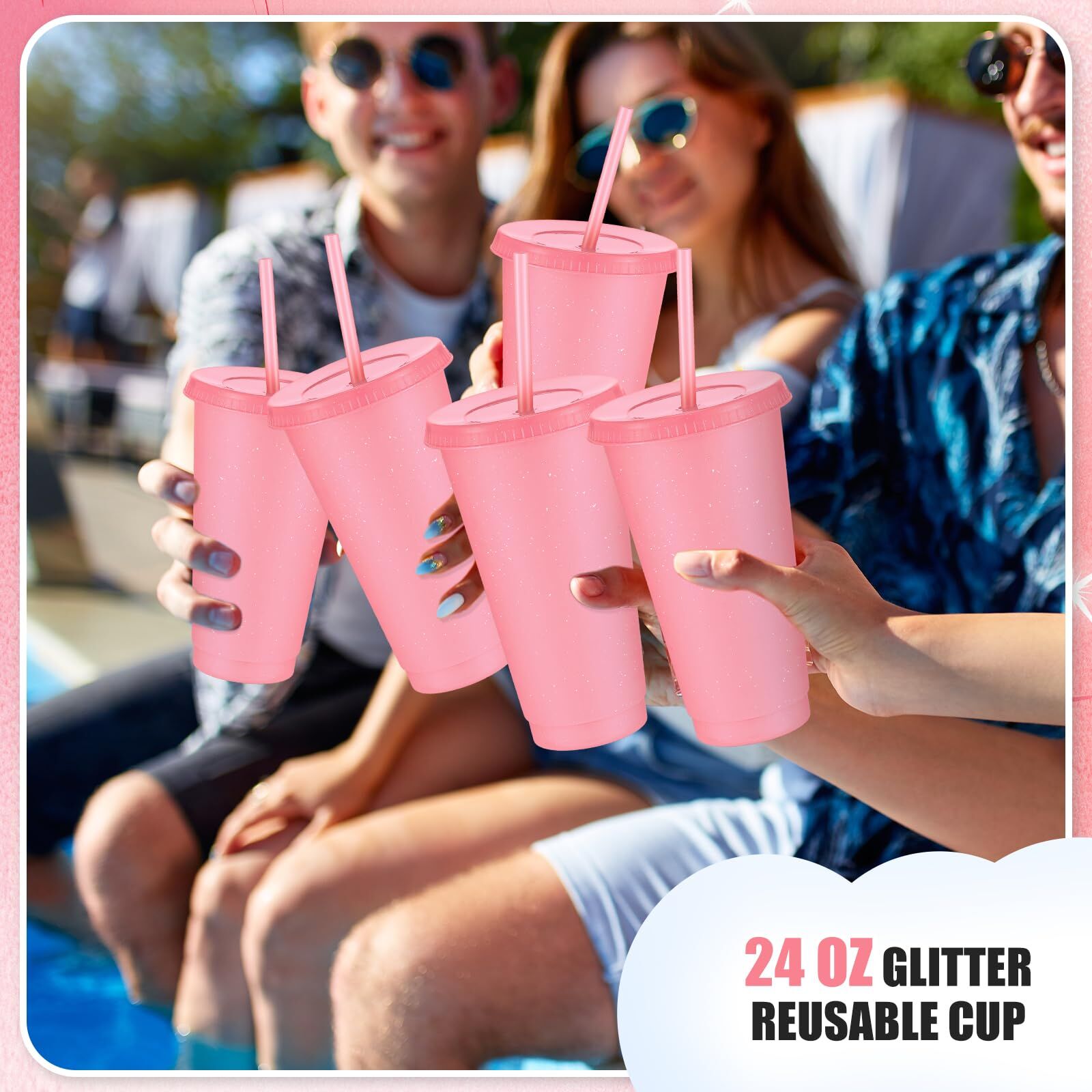 Reusable Matte Beverage Cup Customized Logo Color Changing Water Cup ...