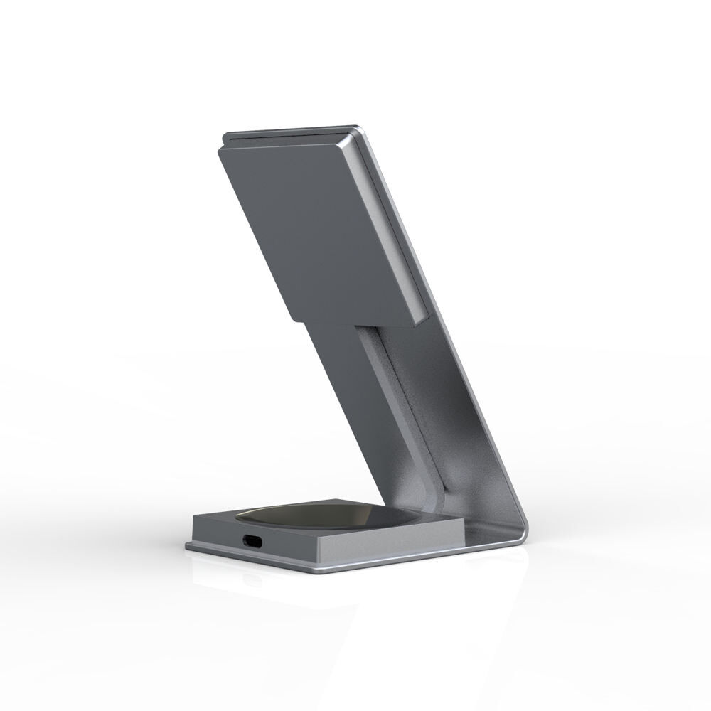 Magnetic 15w Wireless Phone Charging Stand 3 In 1 Charging Station Dock ...