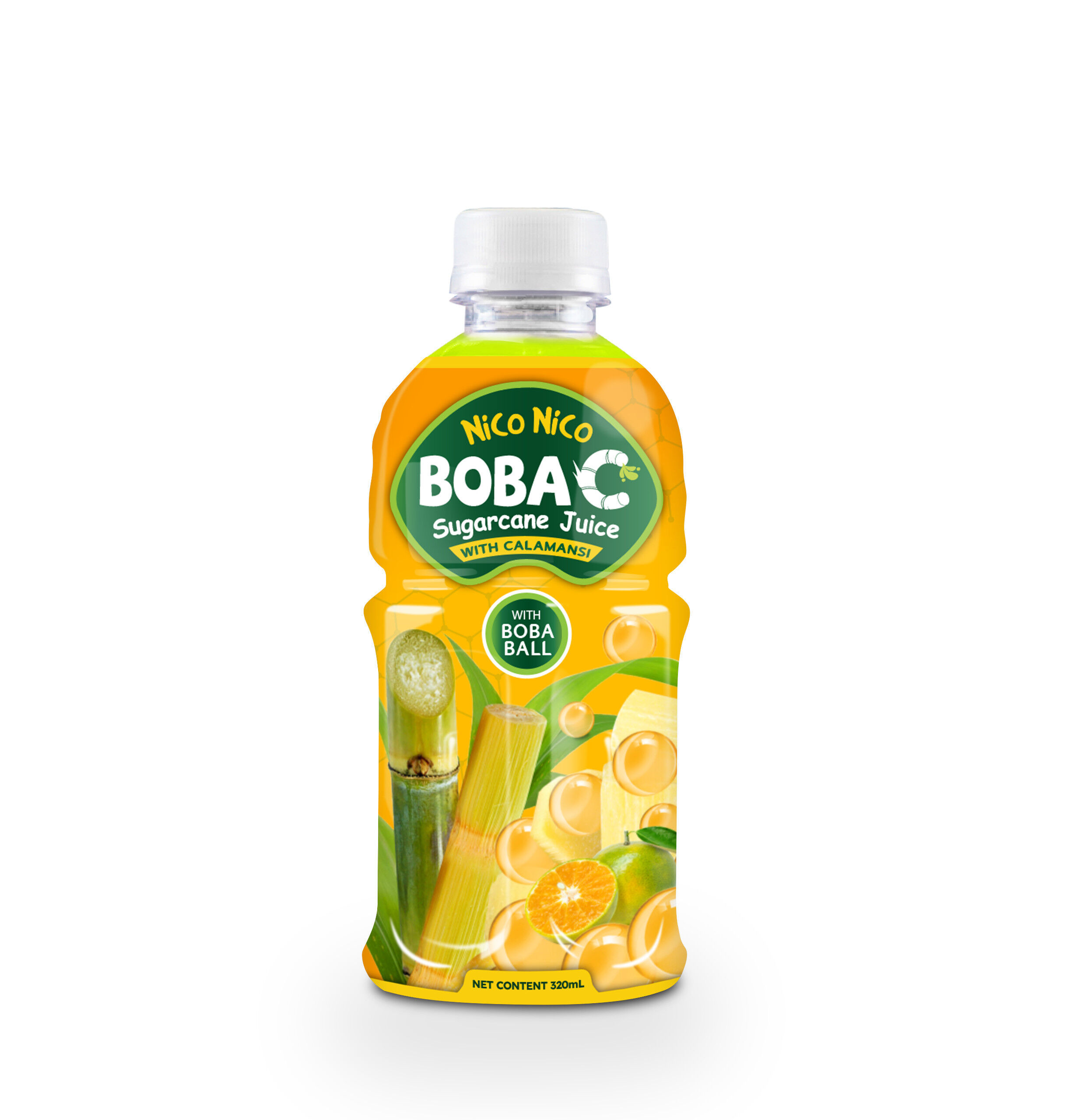 Wholesale 330ml Boba C Sugarcane Juice With Calamansi Flavor Packaged ...