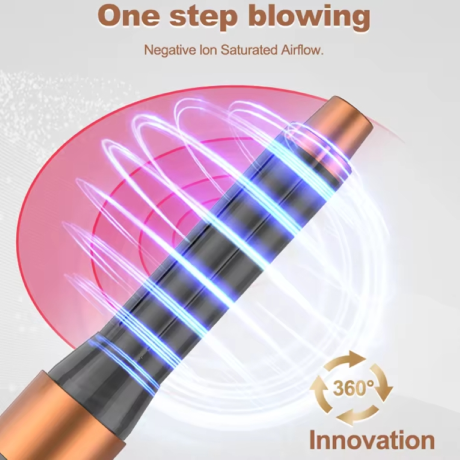 110000 Rpm High Speed Electric Brush Hair Tools Blow Dryer Brush Set ...