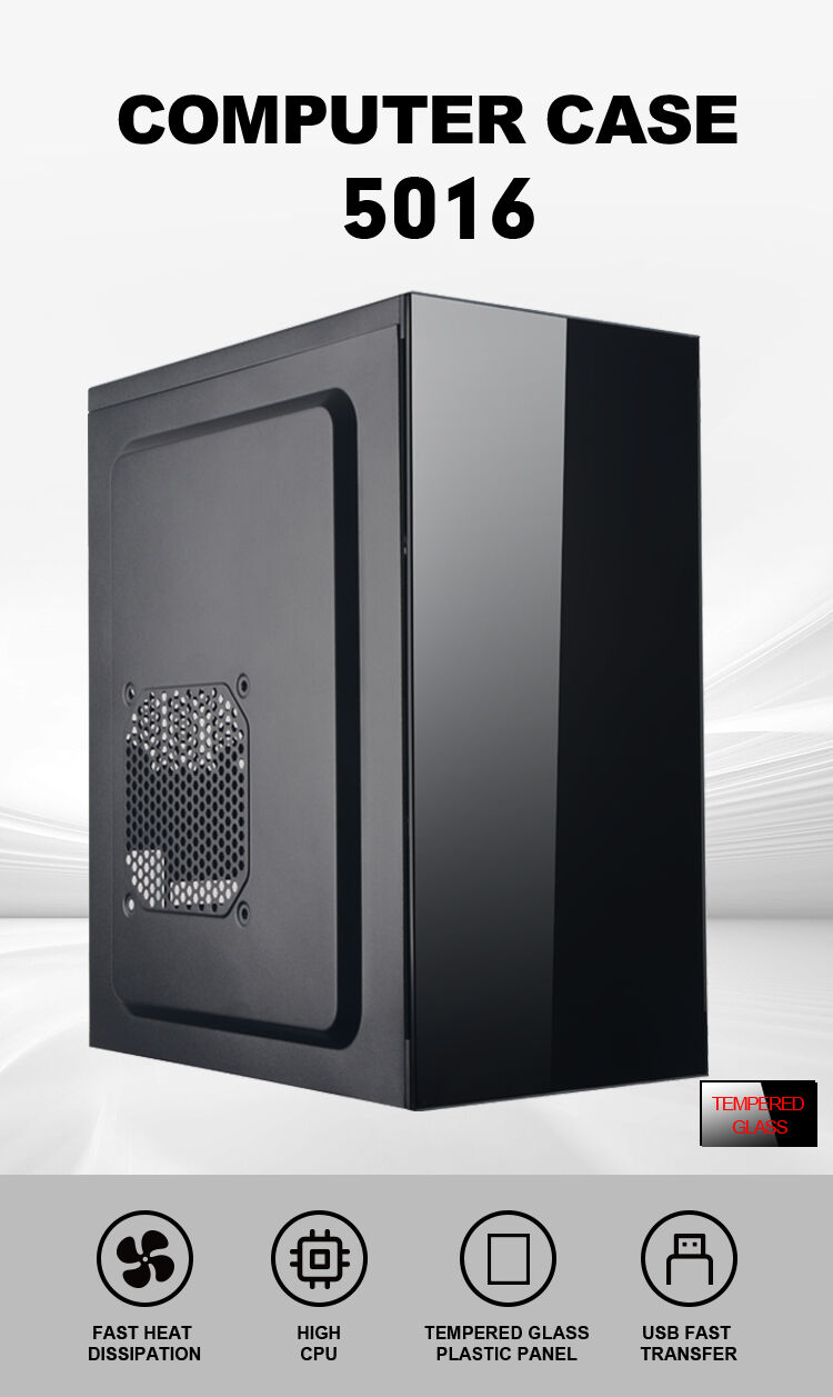 Factory Cheap Vertical Box Office Cpu Cabinet Pc Casing Gamer Computer ...