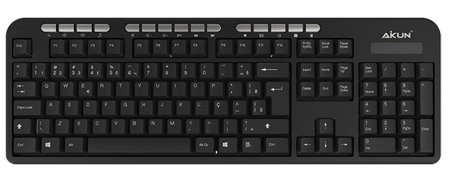 2.4ghz Wireless Full-size Multimedia Keyboard With 15 Hot Keys ...