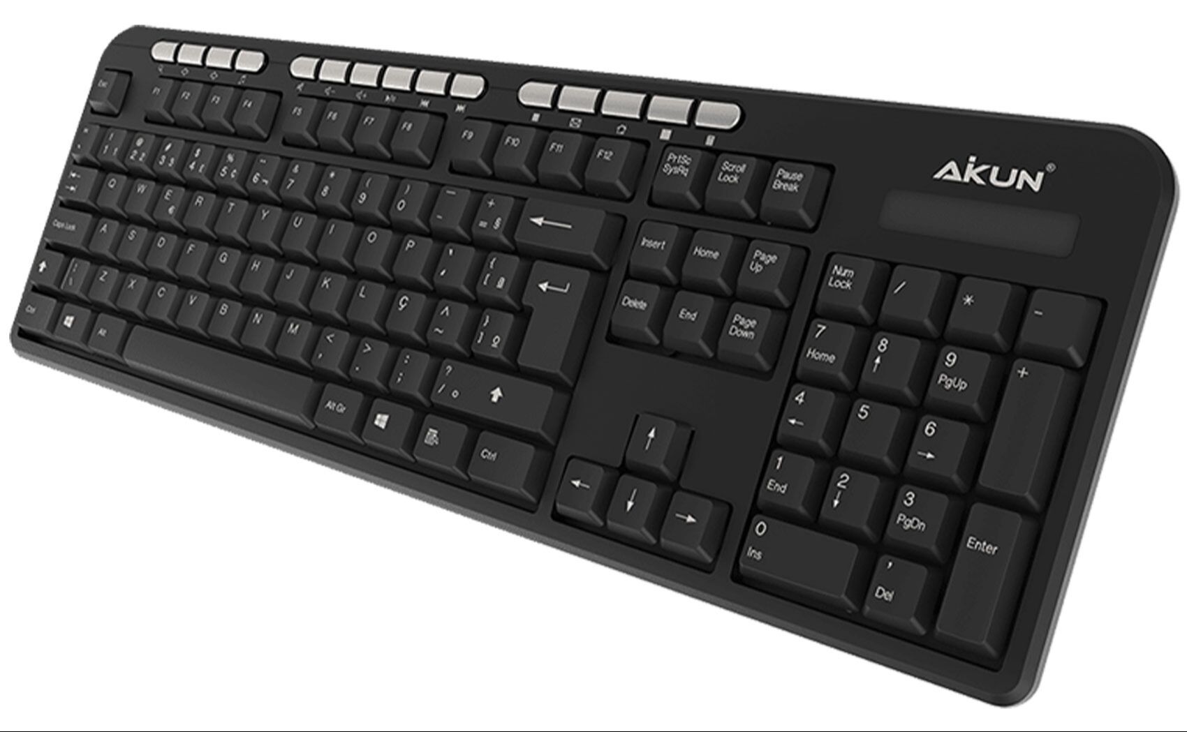2.4ghz Wireless Full-size Multimedia Keyboard With 15 Hot Keys, Comfortable 104keys Standard ...