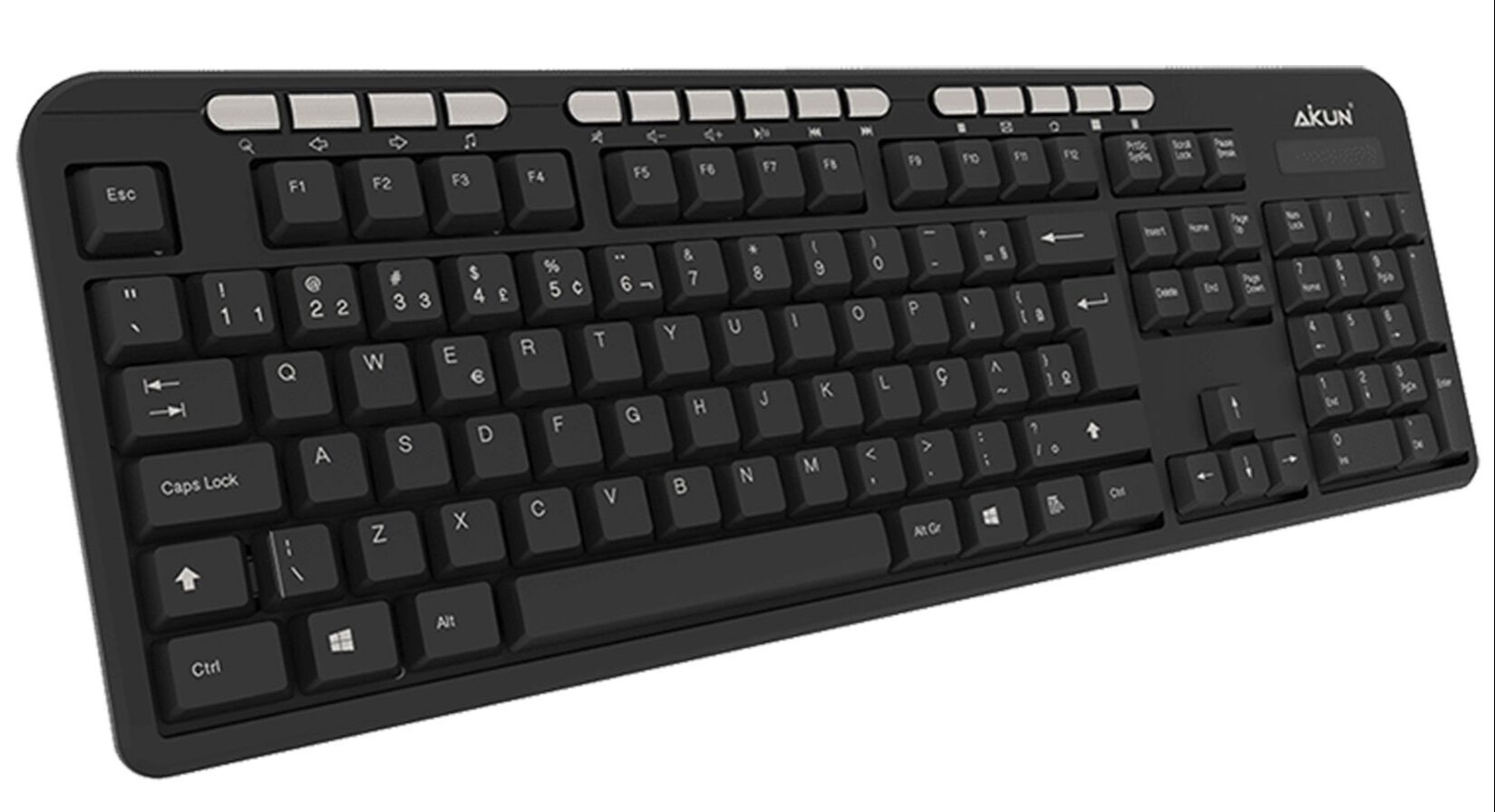 2.4ghz Wireless Full-size Multimedia Keyboard With 15 Hot Keys ...