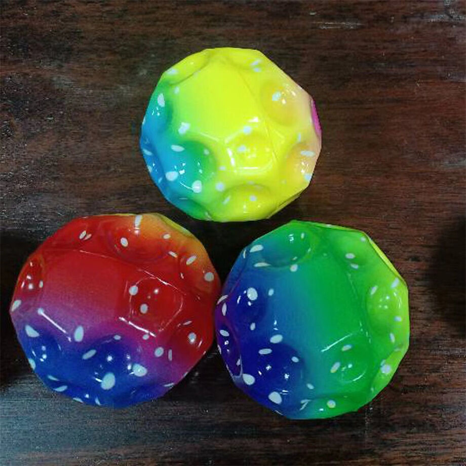 Wholesale Promotional Toy Astro Ball Hi Bounce Pu Foam Moon Shape Space ...
