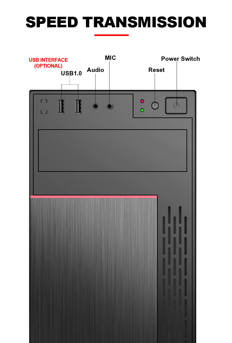 100% Manufacturer Atx Simple Style Tower Computer Business Cabinet $5 ...
