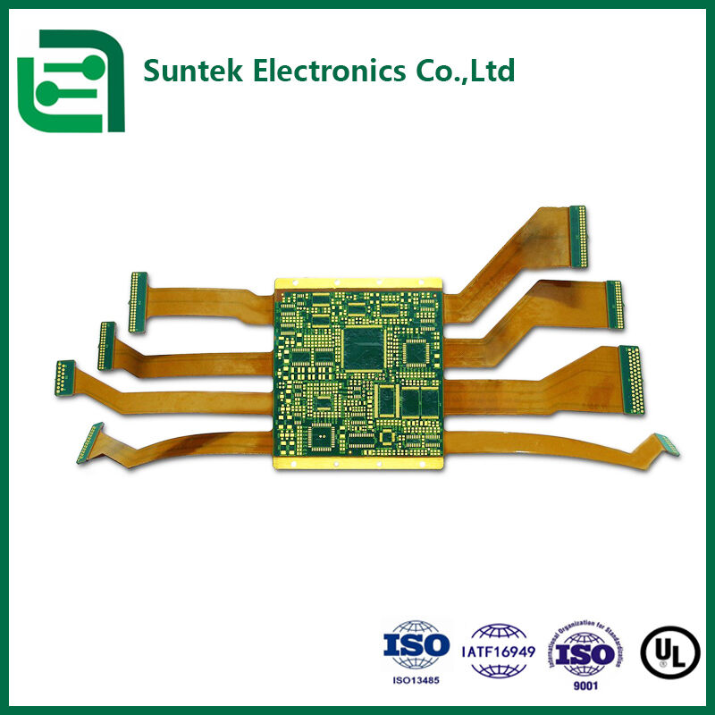Double Sided Fast Turn Rigid Flex Pcb Design Fuse 200mmx90mm High Tg ...