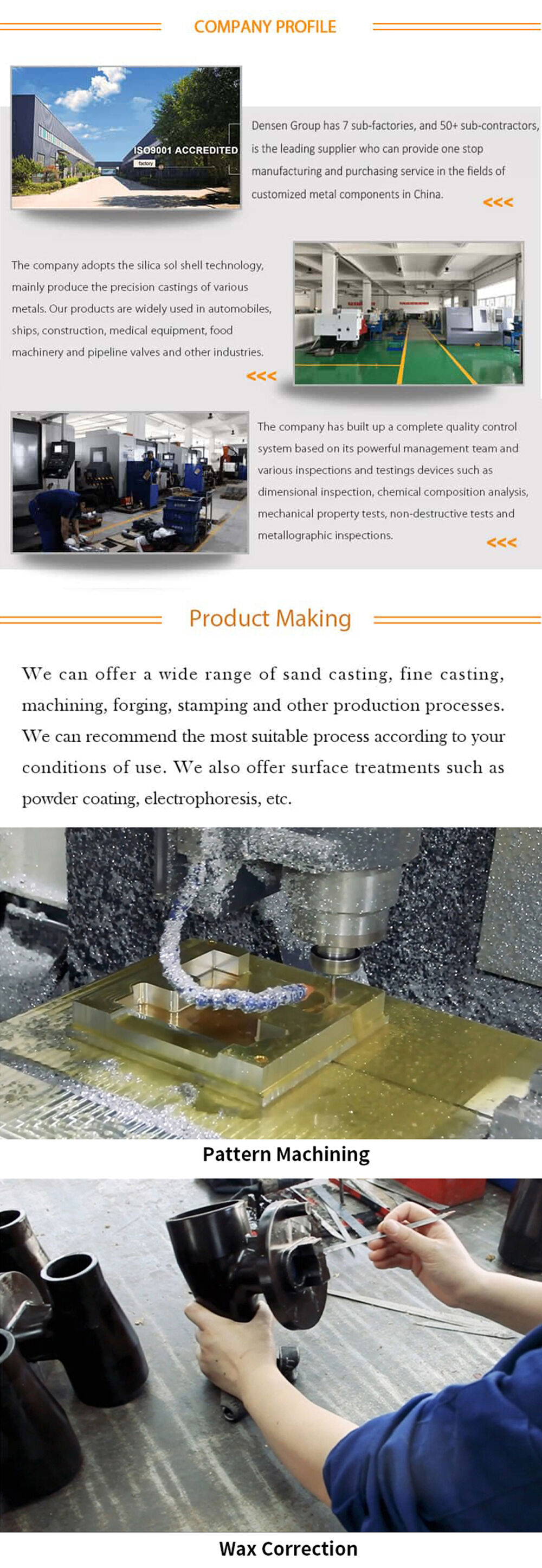 Densen Customized Stainless Steel Investment Casting Forklift Accessory Parts, Alloy Steel ...