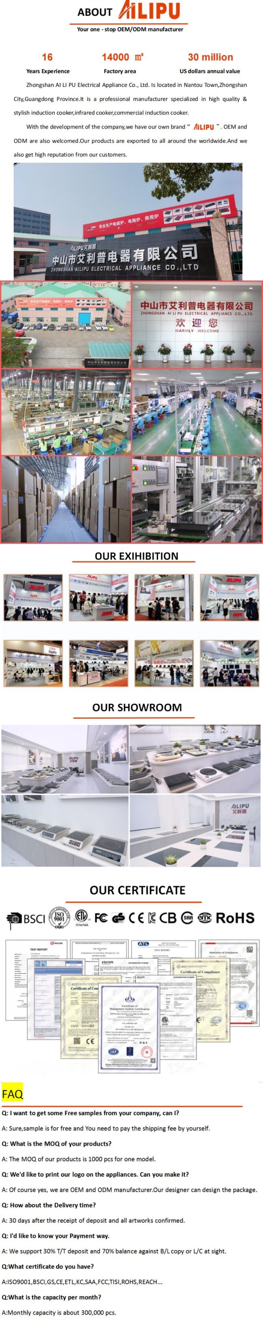 Luxury Induction Cooktop, Colorful Led Display Induction Cooker ...