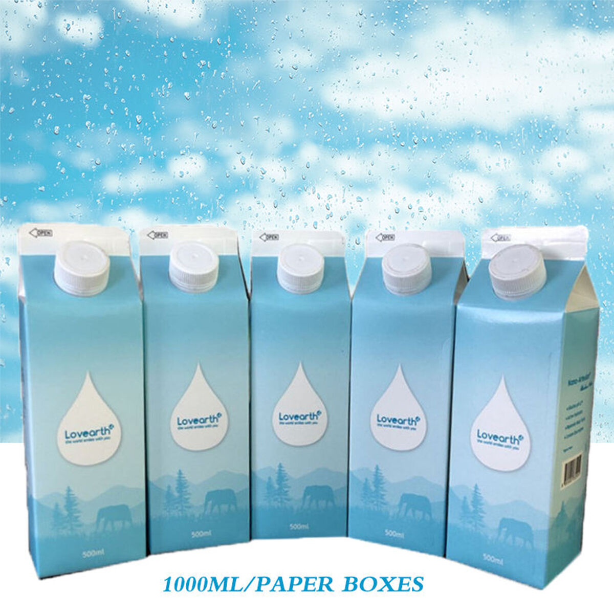 500ml 1000ml Paper Cardboard Bottle, Cardboard Box, Milk/juice ...