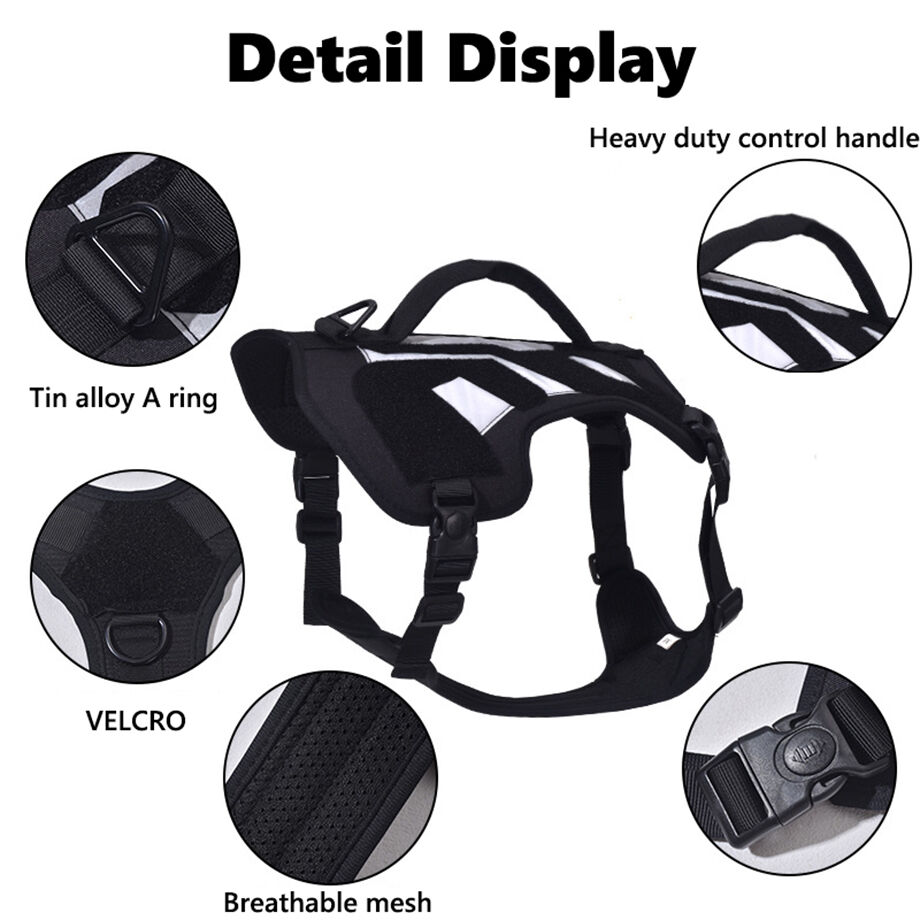 Dog Chest Strap Explosion-proof Impact Medium And Iarge Dog Tactical ...
