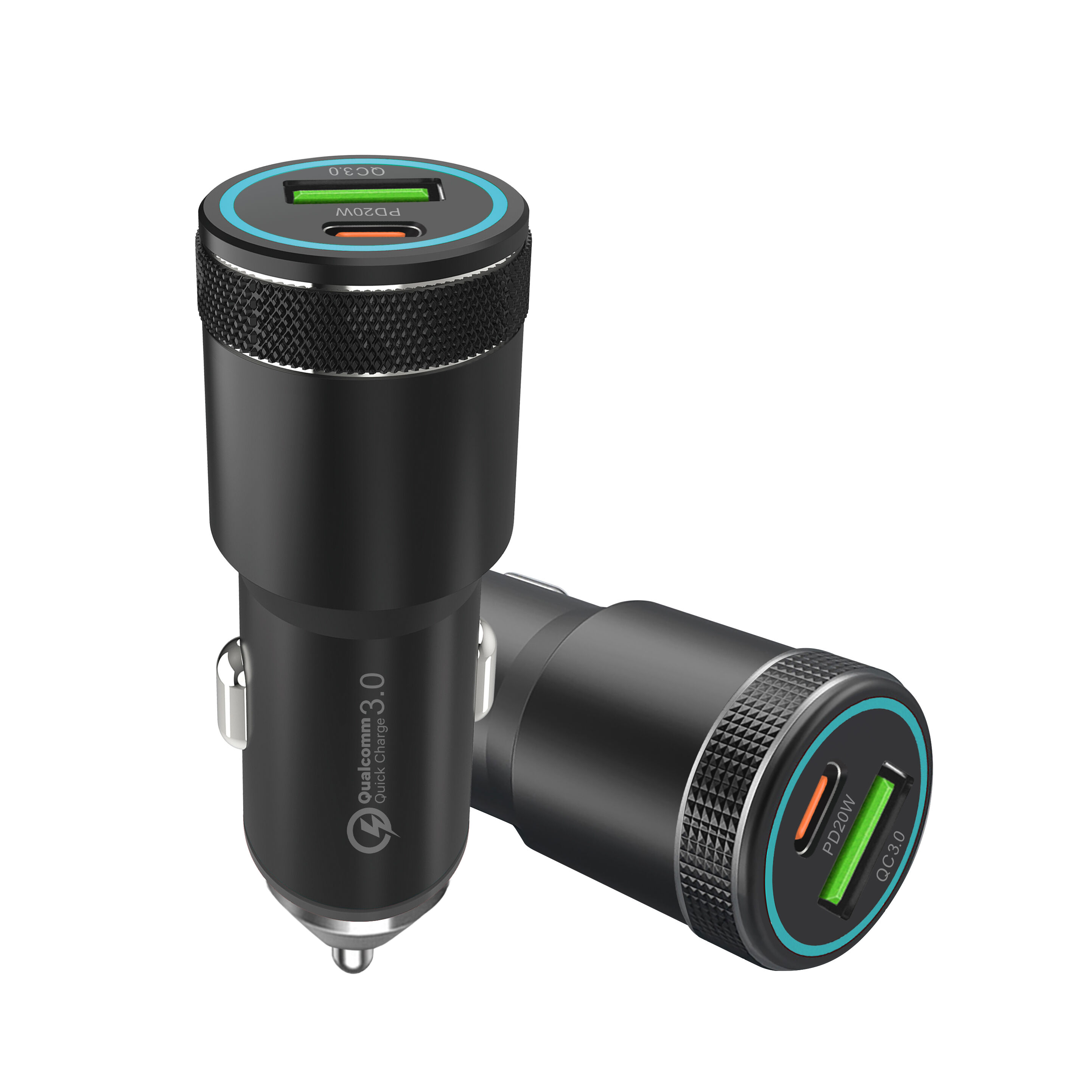 Pd Power Delivery 20w Car Charger Quick Charge Qc3.0 18watt Auto ...