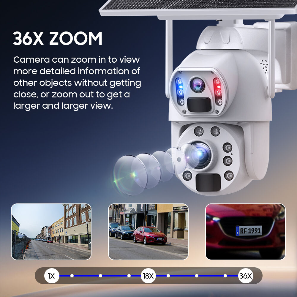 Oem Odm 36x Zoom 3k 6mp Dual Ptz Camera 4g Gsm Metal Outdoor Solar ...