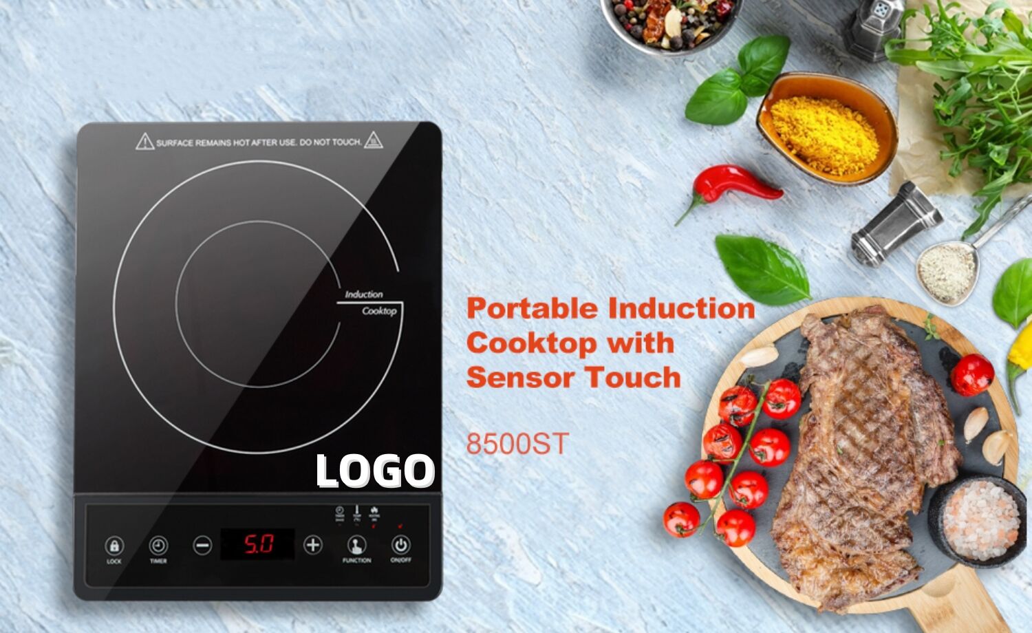 Portable Induction Cooktop, Countertop Burner, Induction Burner With ...