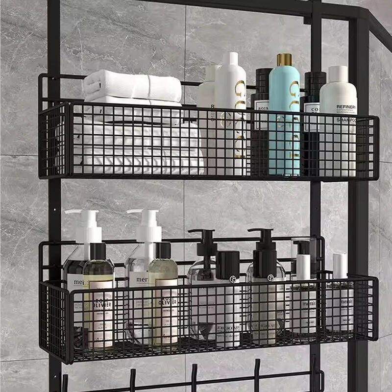 Custom Bathroom Hanging Over The Door Shower Caddy Hanging Shower Shelf ...