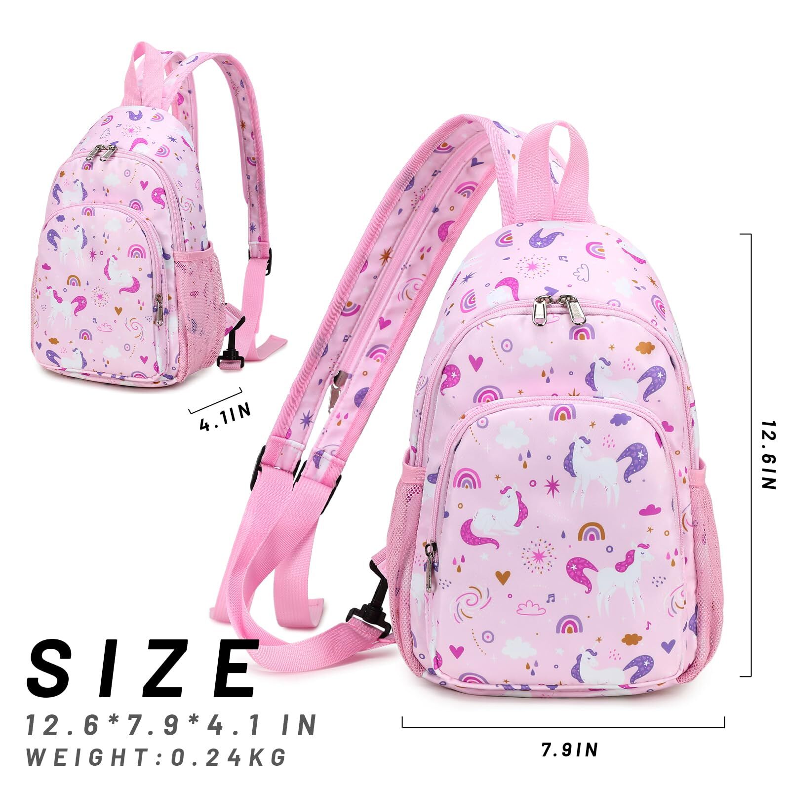 Cute Children Sling Bag Small Lady Dinosaur Cross-body Shoulder Bag ...