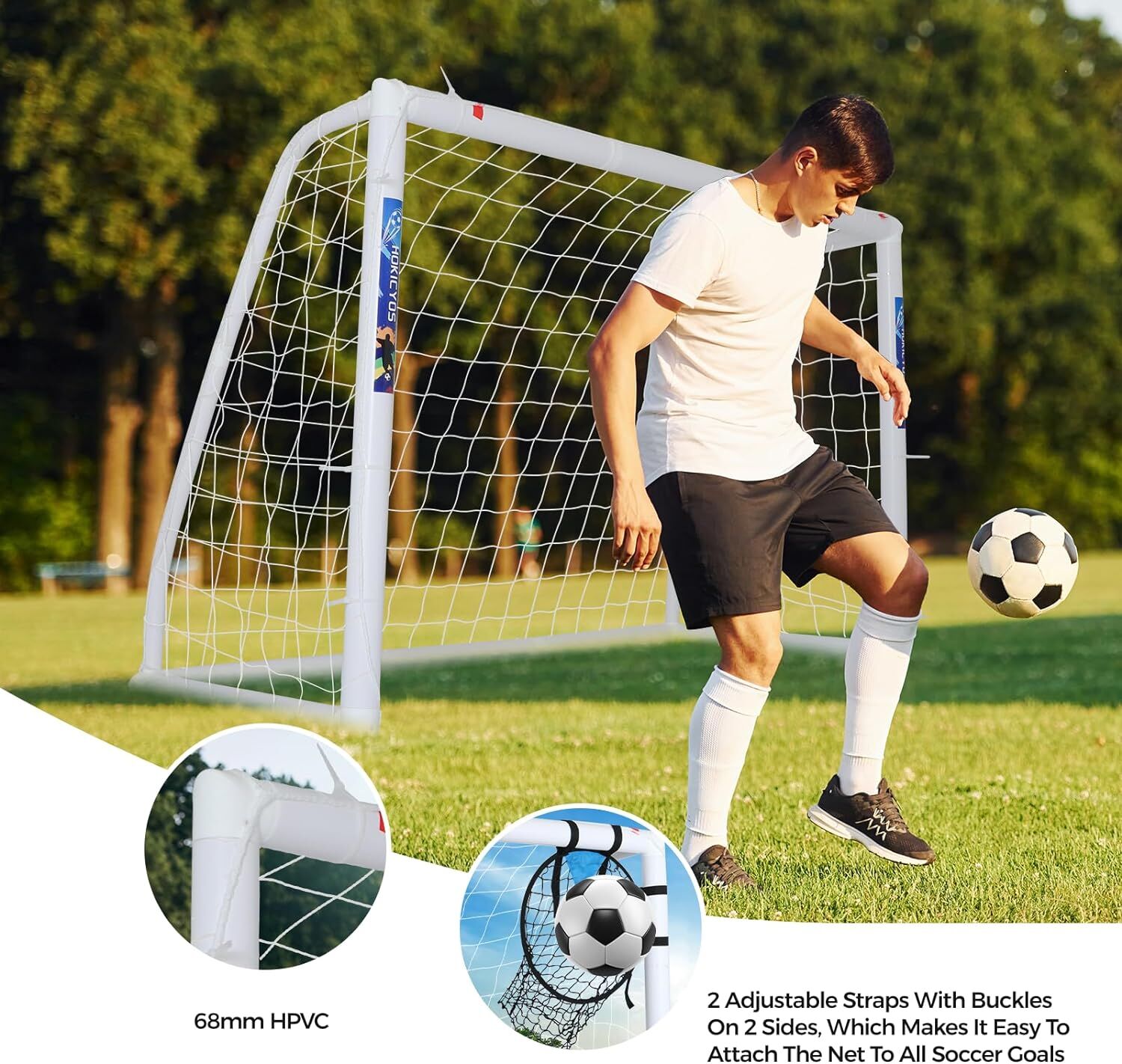 Soccer Goal For Backyard Soccer Goals Weatherproof And Portable Hpvc ...