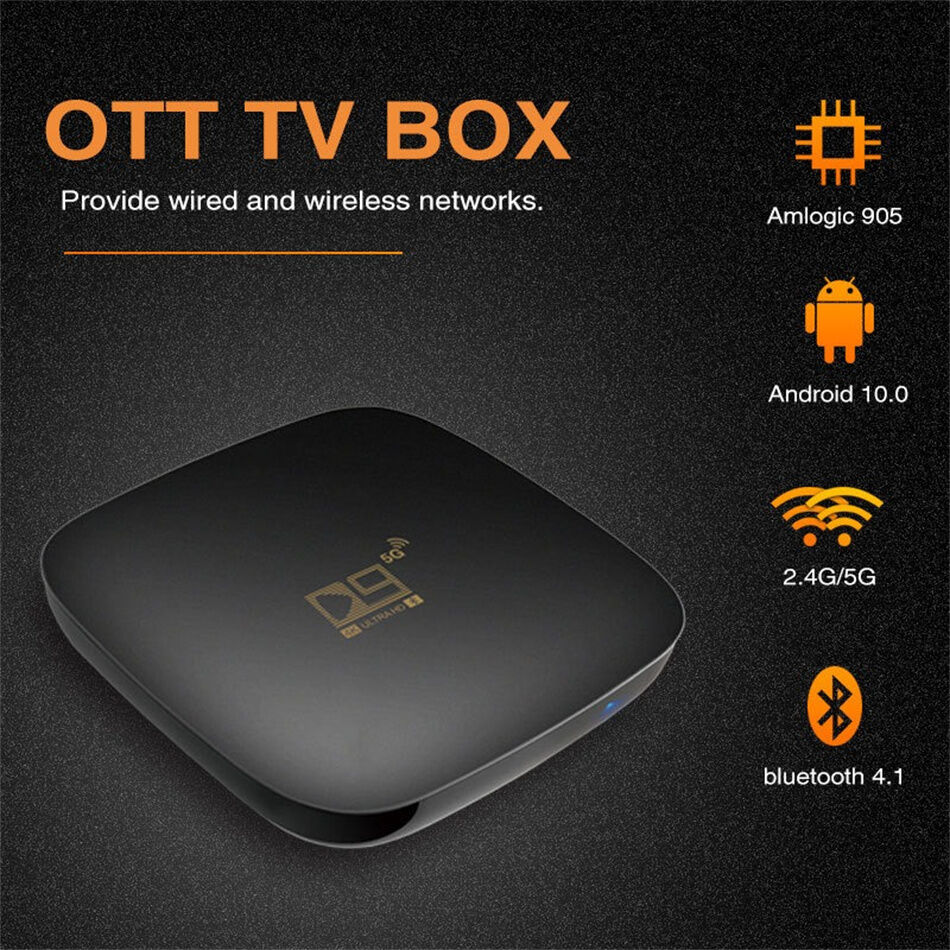 Wholesale D9 Tv Box Android 10.0 Tv Box 16gb 256gb 8g 128g 2.4g 5g Wifi ...