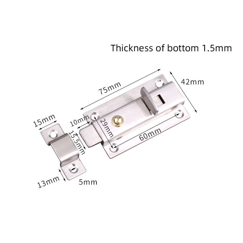Bulk Buy China Wholesale Factory Tower Bolts Door Foot Bolt Self ...
