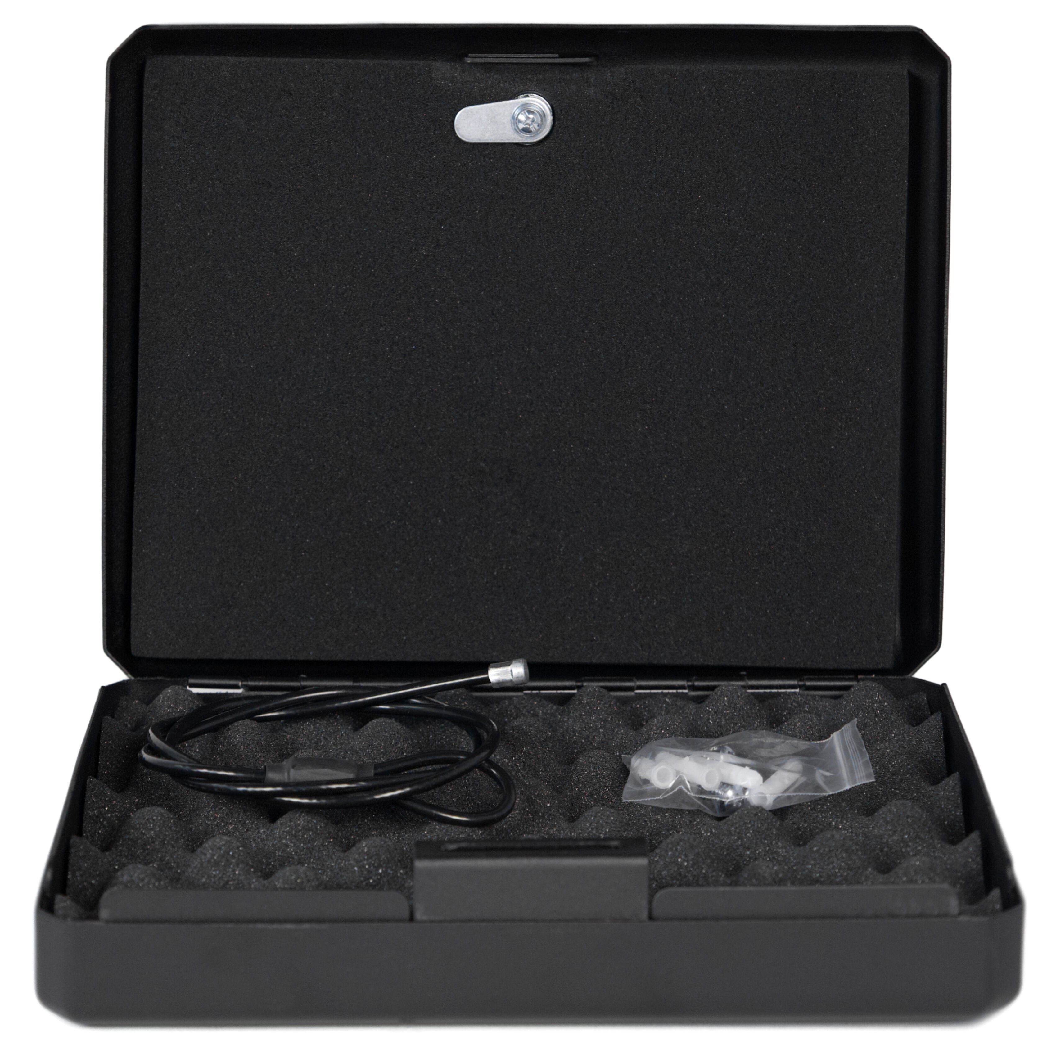 Top Sale Custom Flat Cut Heavy Duty Steel Gun Safe Box With Cable And ...