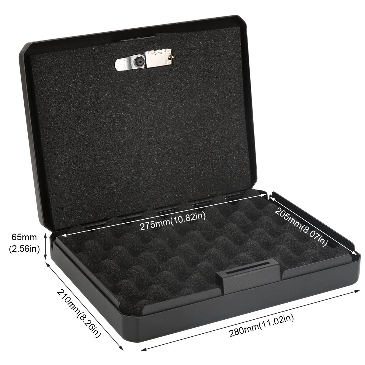 Customized Portable Concealment Cable Digit Code Gun Safe Box In Car ...