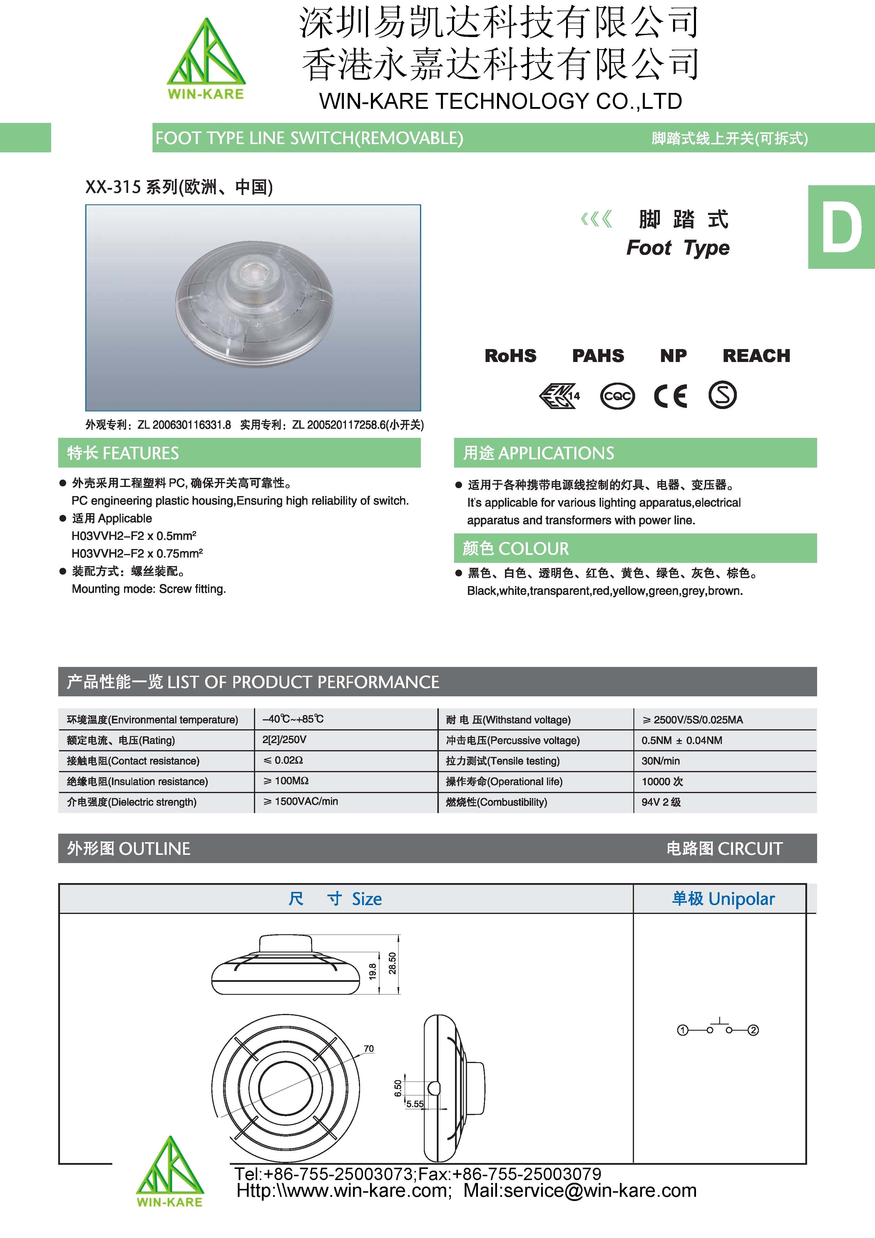 Factory Direct High Quality China Wholesale Model Xx-315 2a 250v ...
