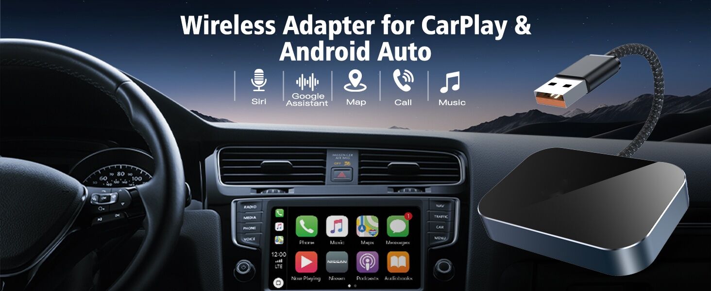 Kaufen Sie China Großhandels-2-in-1-drahtloser Carplay-und Android-auto ...