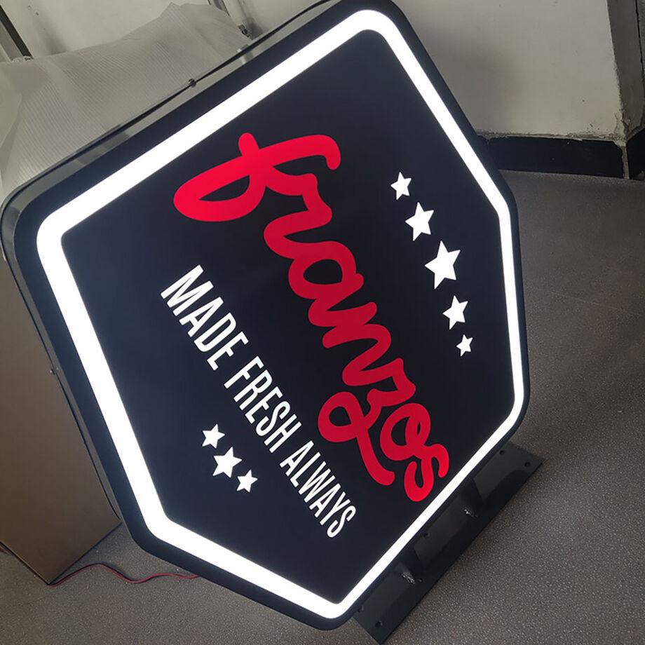 Ai-mich Wholesale Outdoor Projecting Custom Logo Shop Printed 2 Sided ...