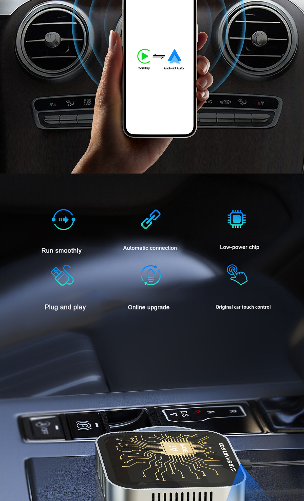 Buy China Wholesale Boyi Ai Box Wireless Car Play Dongle Qualcomm 4 ...