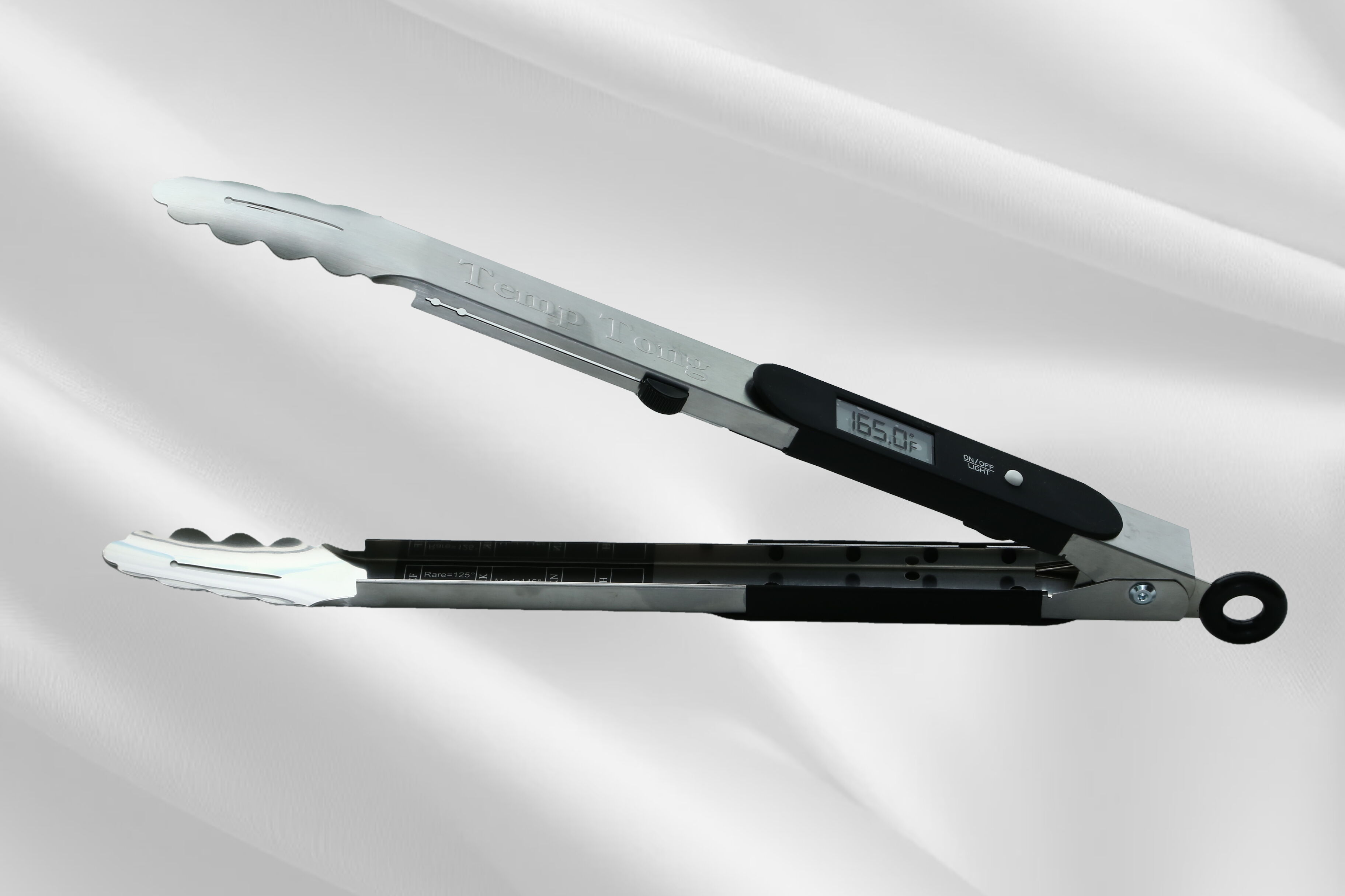 Stainless Steel Food Tong With Digital Temperature Display - Expore ...