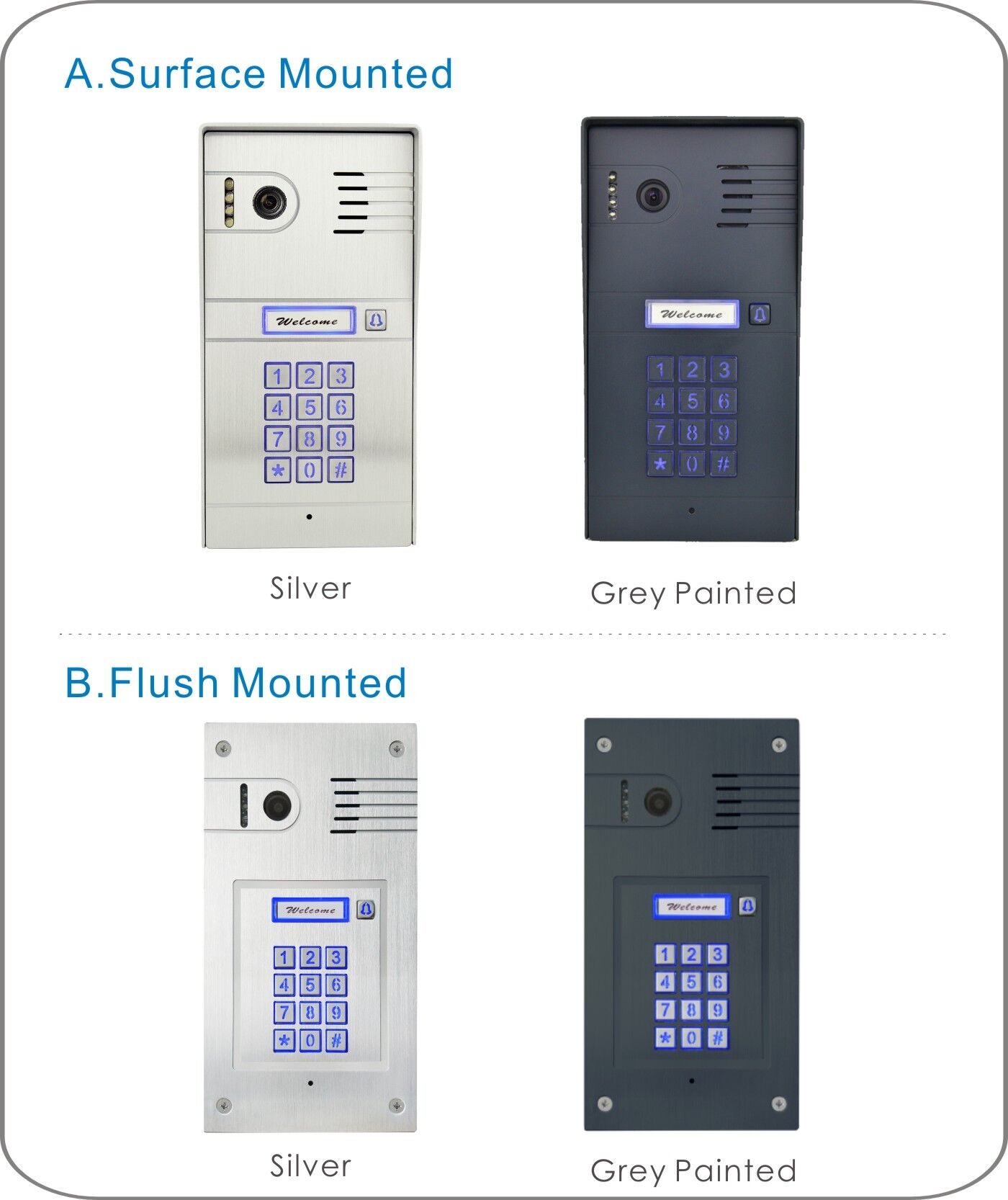 Hd 7inch Wireless Ip Smart Intercom System Villa Video Door Phone With Night Vision And Remote ...