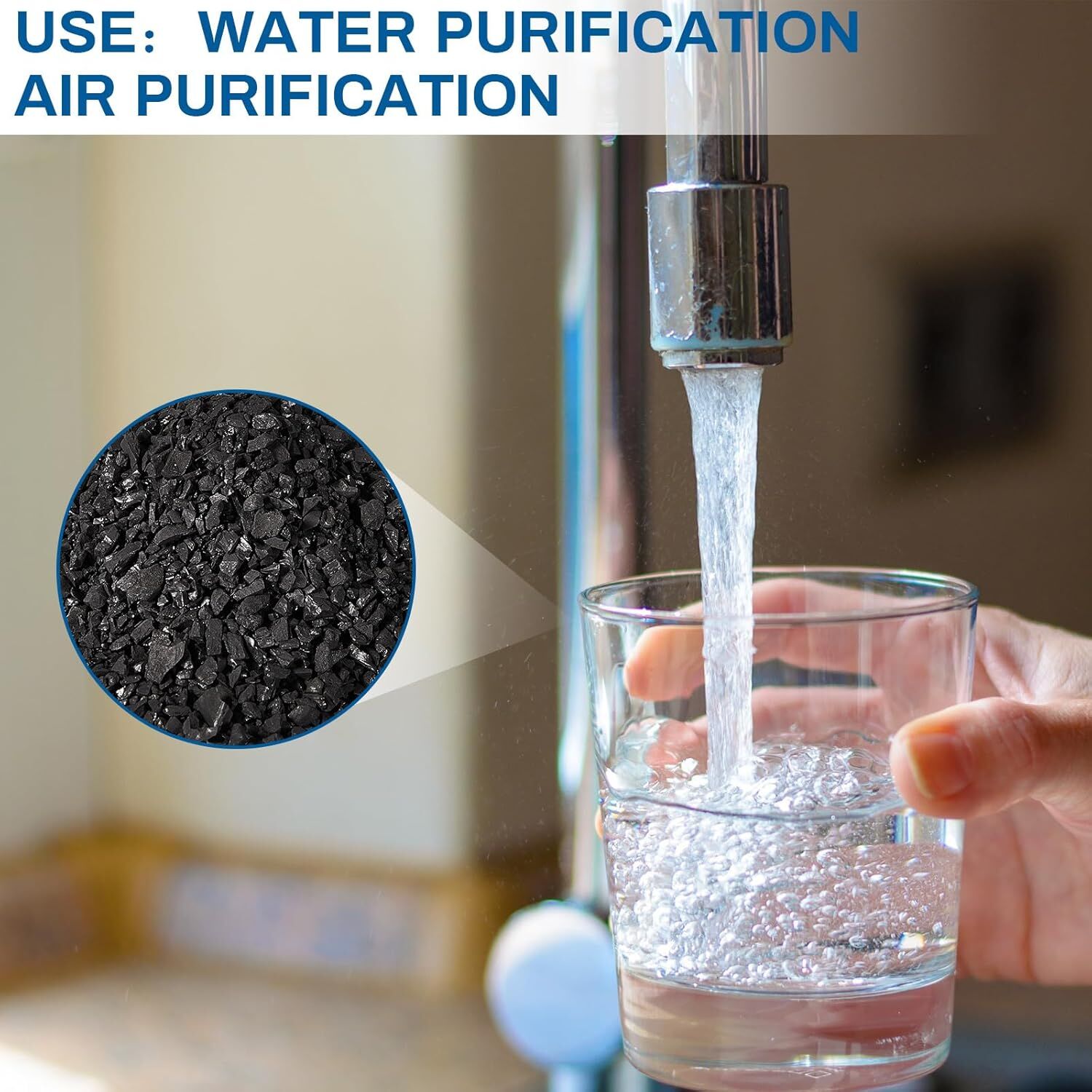 5 Lbs Bulk Water Filter/air Filter Refill Coconut Shell Granular ...