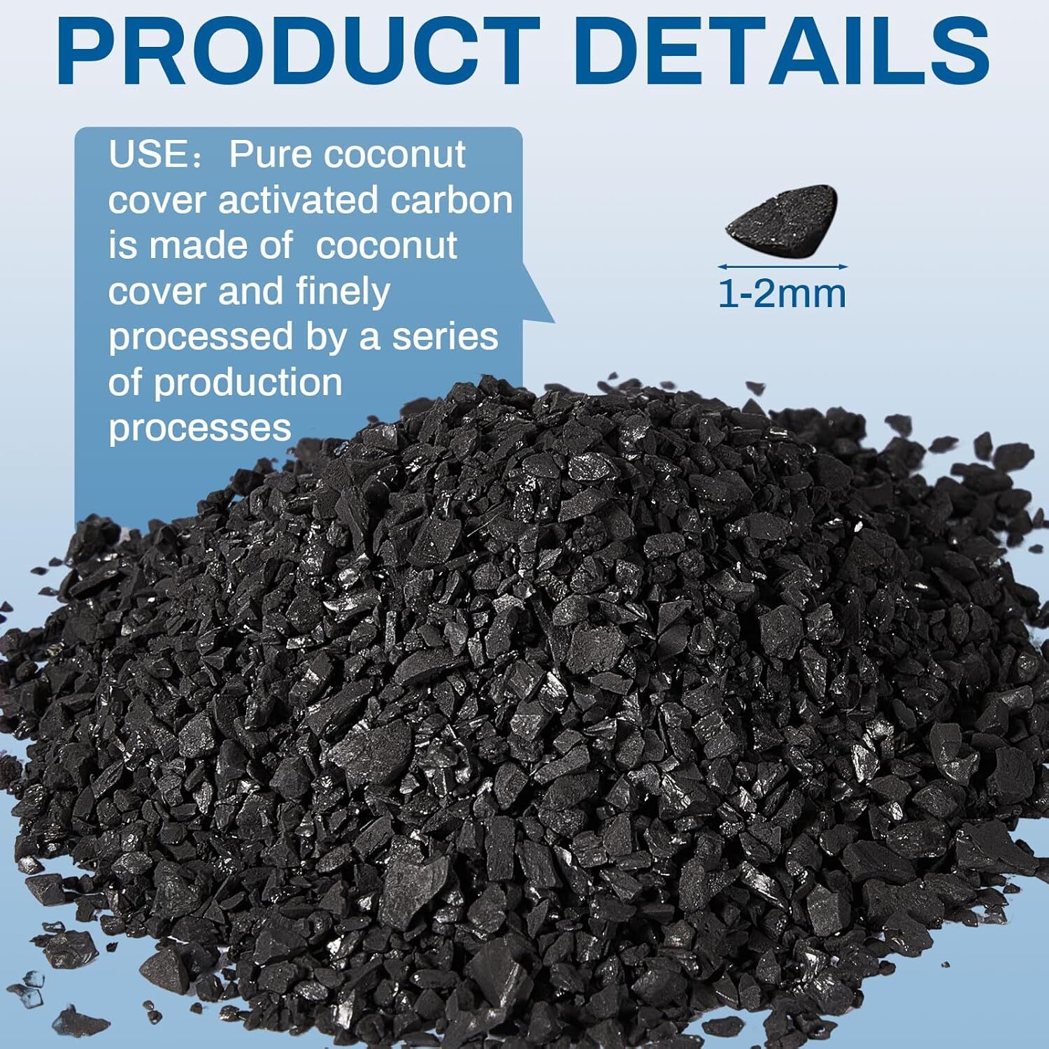 5 Lbs Bulk Water Filter/air Filter Refill Coconut Shell Granular ...