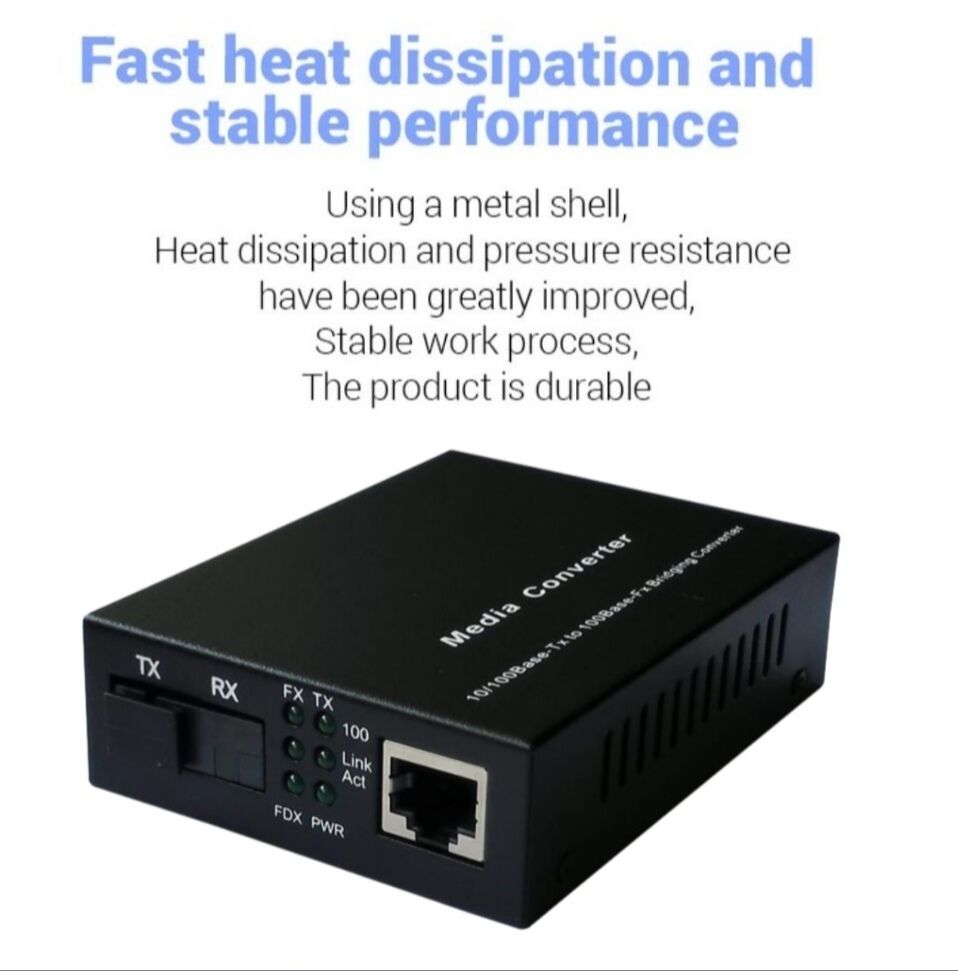 Advanced Network Features Fiber Optic Transceiver Including Auto ...