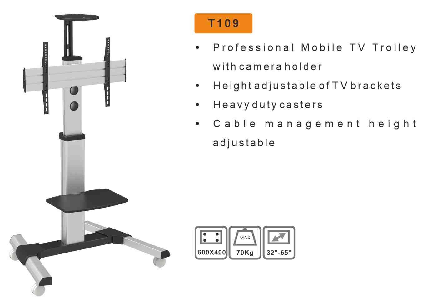 Buy China Wholesale Height Adjustable High Quality Sliver And Black ...