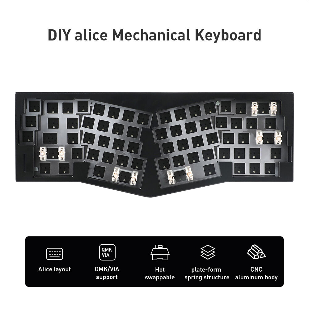 Oem Manufacturing Diy Alice Gasket Mechanical Keyboard Ergonomic Design ...