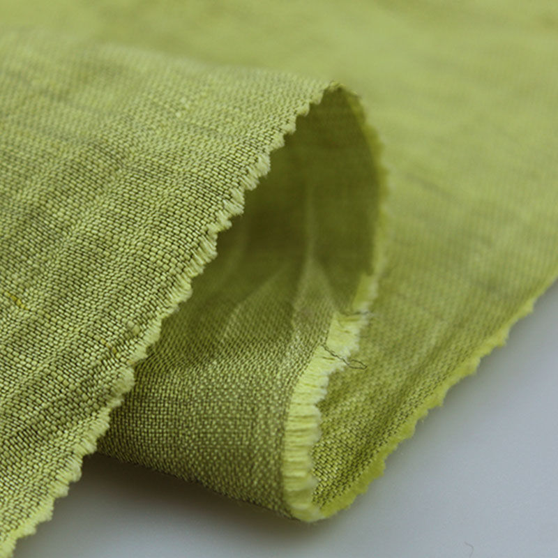 Accept Customization Linen Nylon Blend Textured Crepe Fabric For Shirts ...