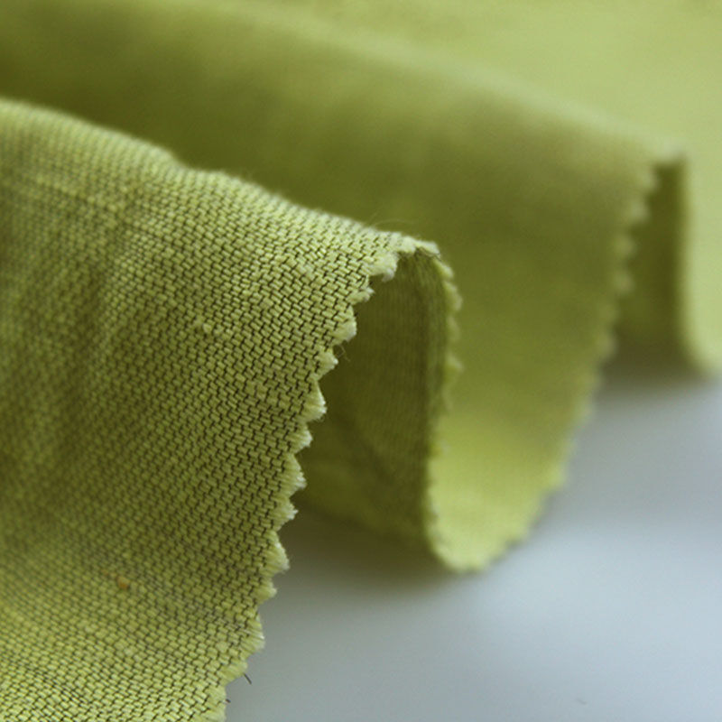Accept Customization Linen Nylon Blend Textured Crepe Fabric For Shirts ...