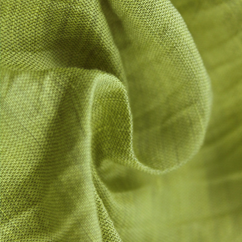 Accept Customization Linen Nylon Blend Textured Crepe Fabric For Shirts ...