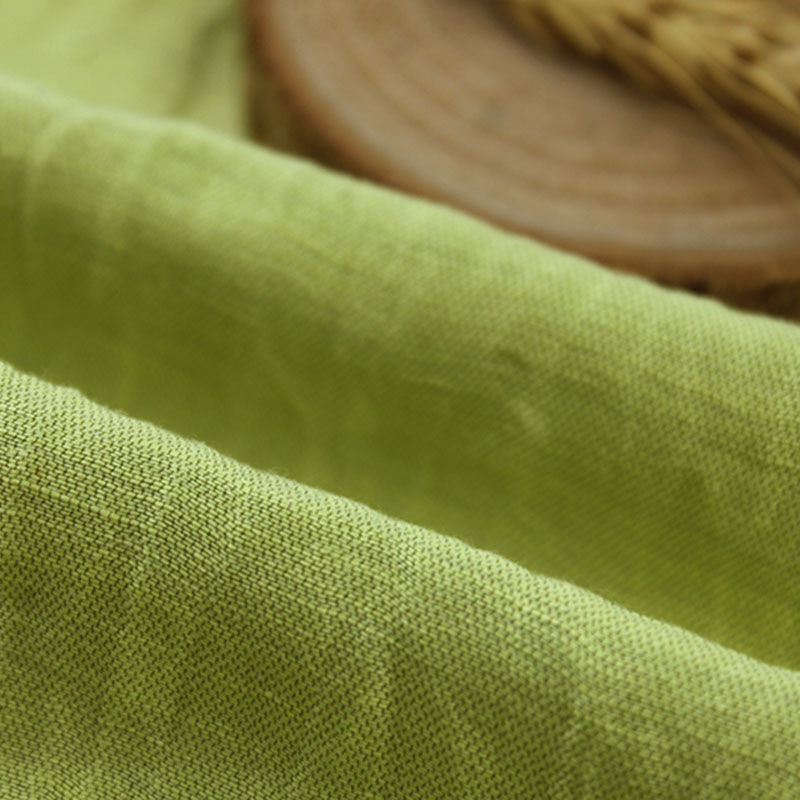Accept Customization Linen Nylon Blend Textured Crepe Fabric For Shirts ...