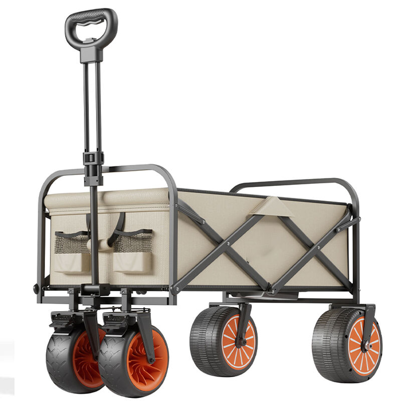 Camping Wagon Electric Camping Cart Lithium Batterytrail Collapsible ...
