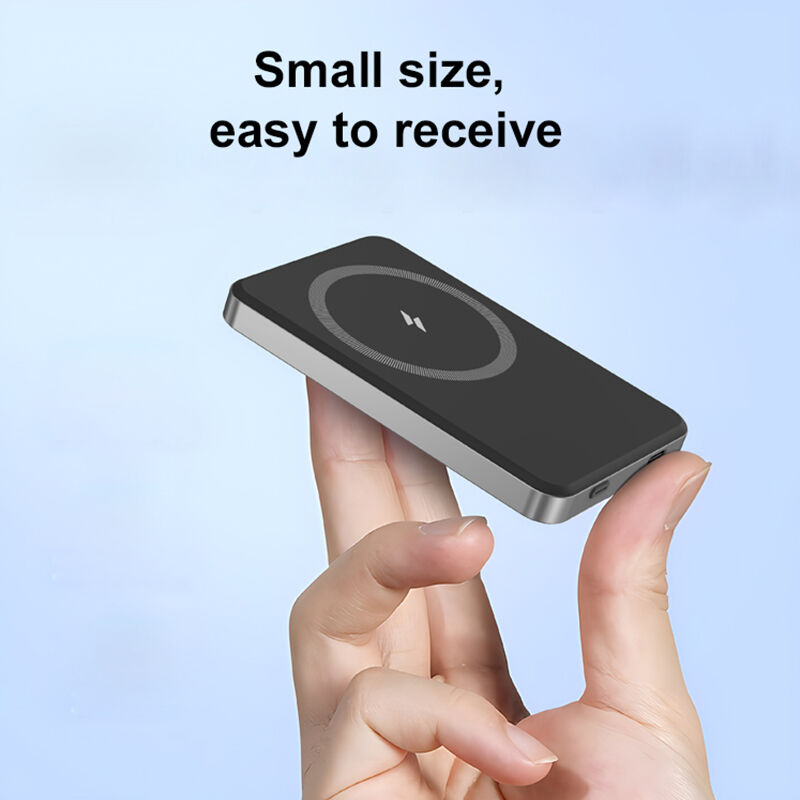 Sleek 5000mah Power Bank With Dual Plugs And Adjustable Stand For Multi ...